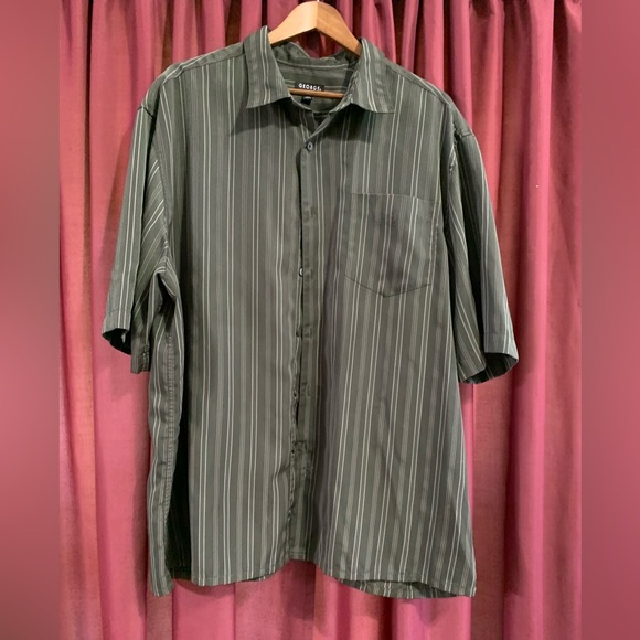 George | Shirts | George Button Down Shirt 2x Green Great Shape | Poshmark